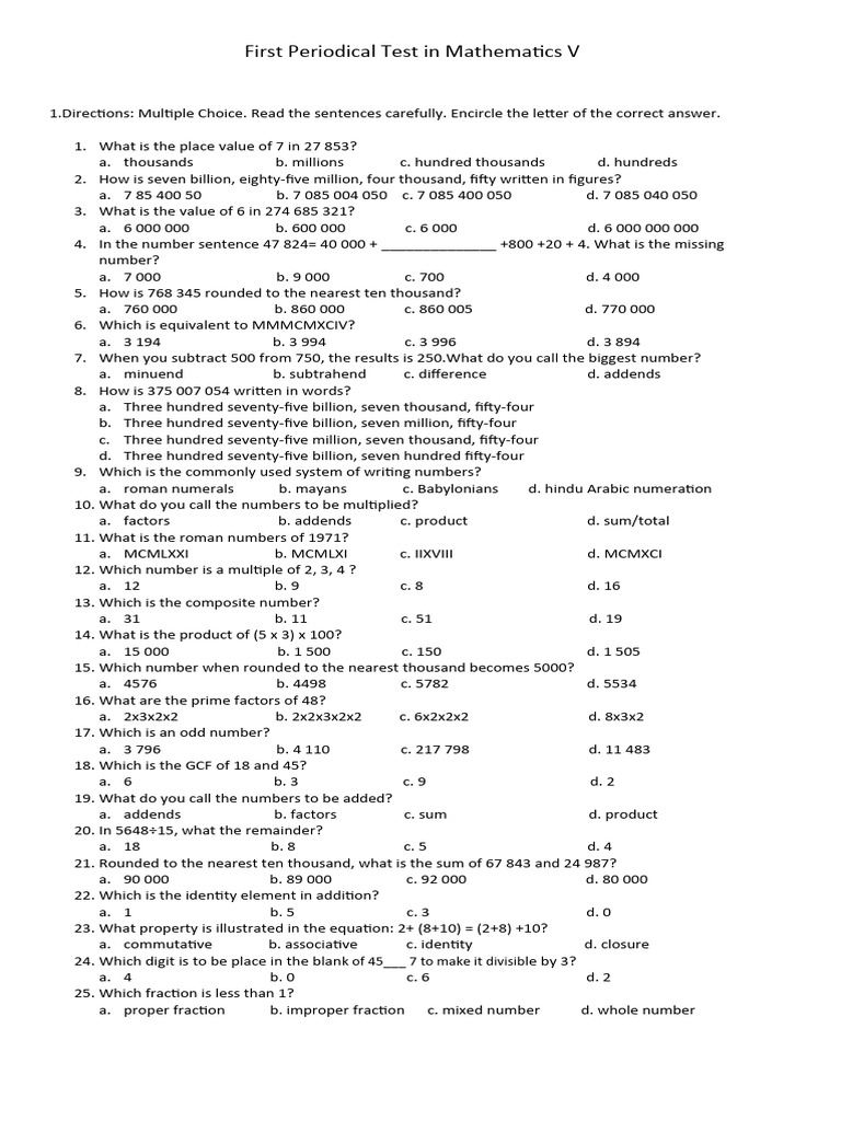 First Grading Math | PDF | Subtraction | Mathematics
