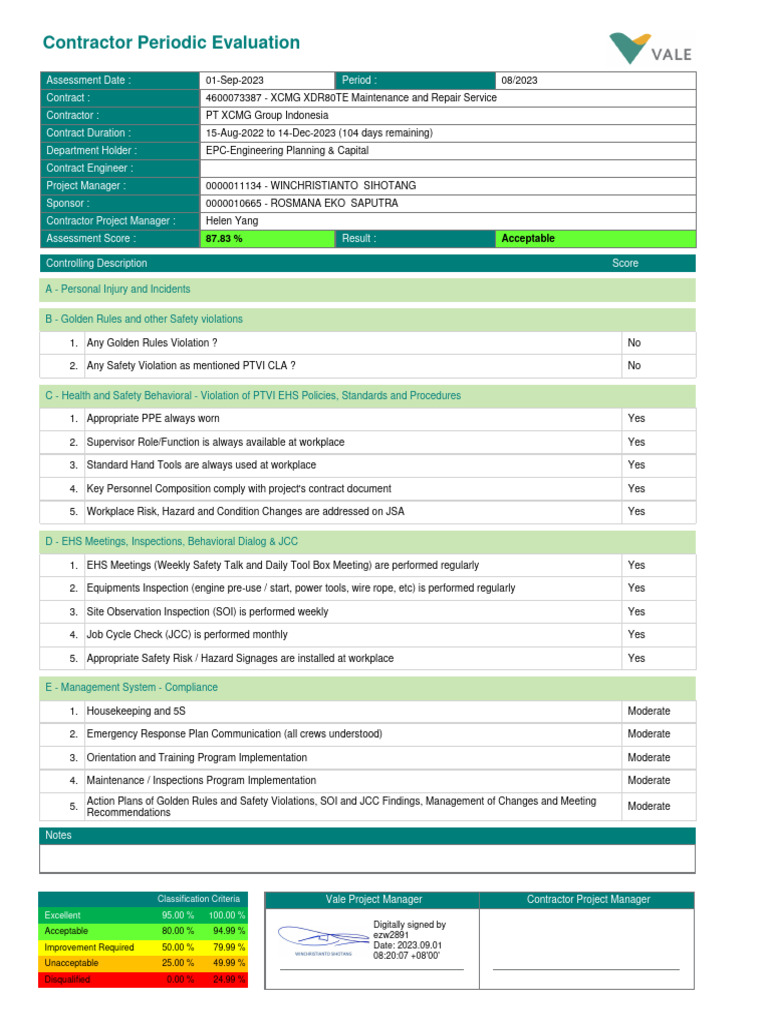 CSMS XCMG Sep23 | PDF | Safety | Occupational Safety And Health