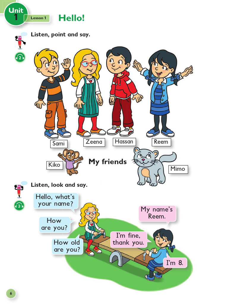 Hello!: My Friends | PDF