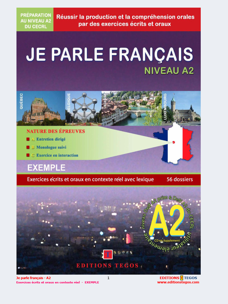 Je Parle Francais A2-JPF EXEMPLE | PDF