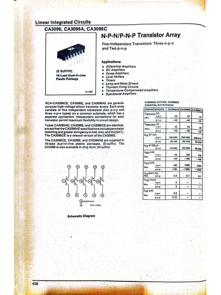 Ca3096, Ca3096a, Ca3096c | PDF