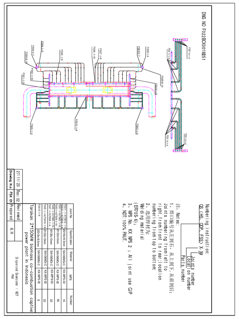 FSX Dispersed Downcomer Model Rev 3 | PDF | Electric Heating | Welding