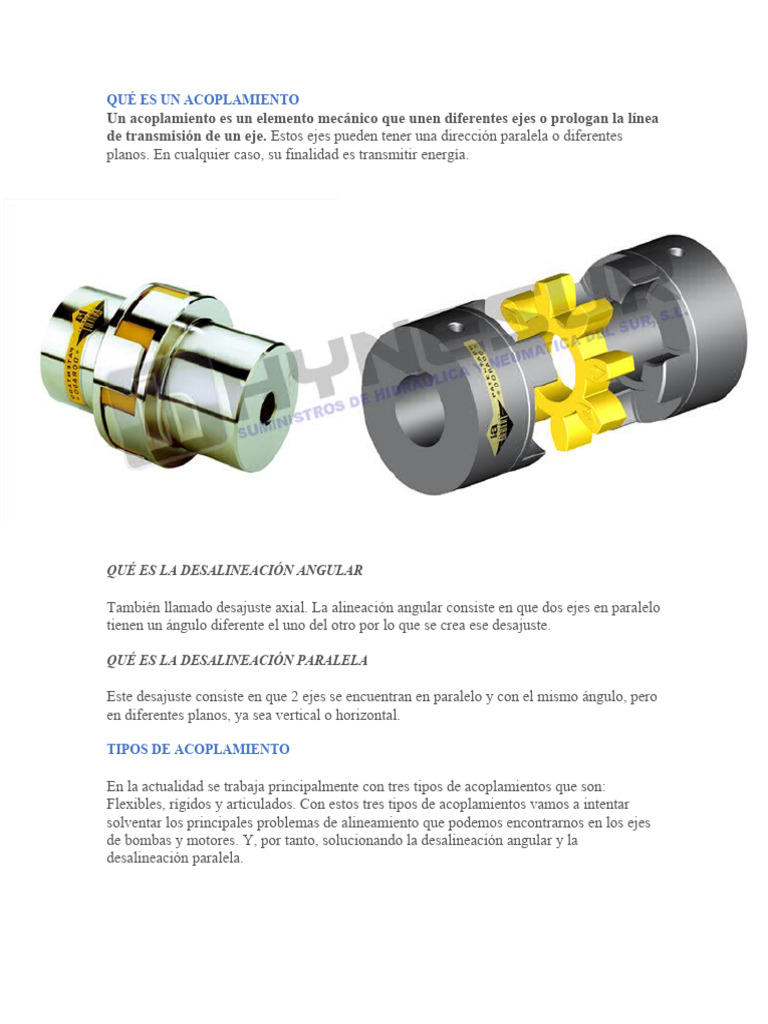 Acoplamientos | PDF