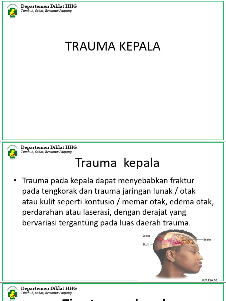 Jenis dan Dampak Trauma Kepala | PDF