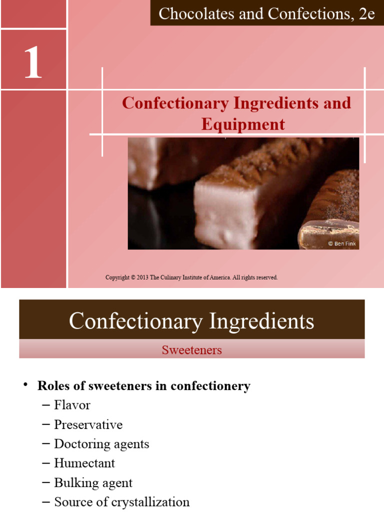 ch01 Chocolate Confection | PDF | Sucrose | Confectionery
