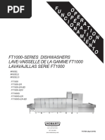 Hobart FT900 Series Dishwasher Manual | PDF | Electric Motor | Washer ...
