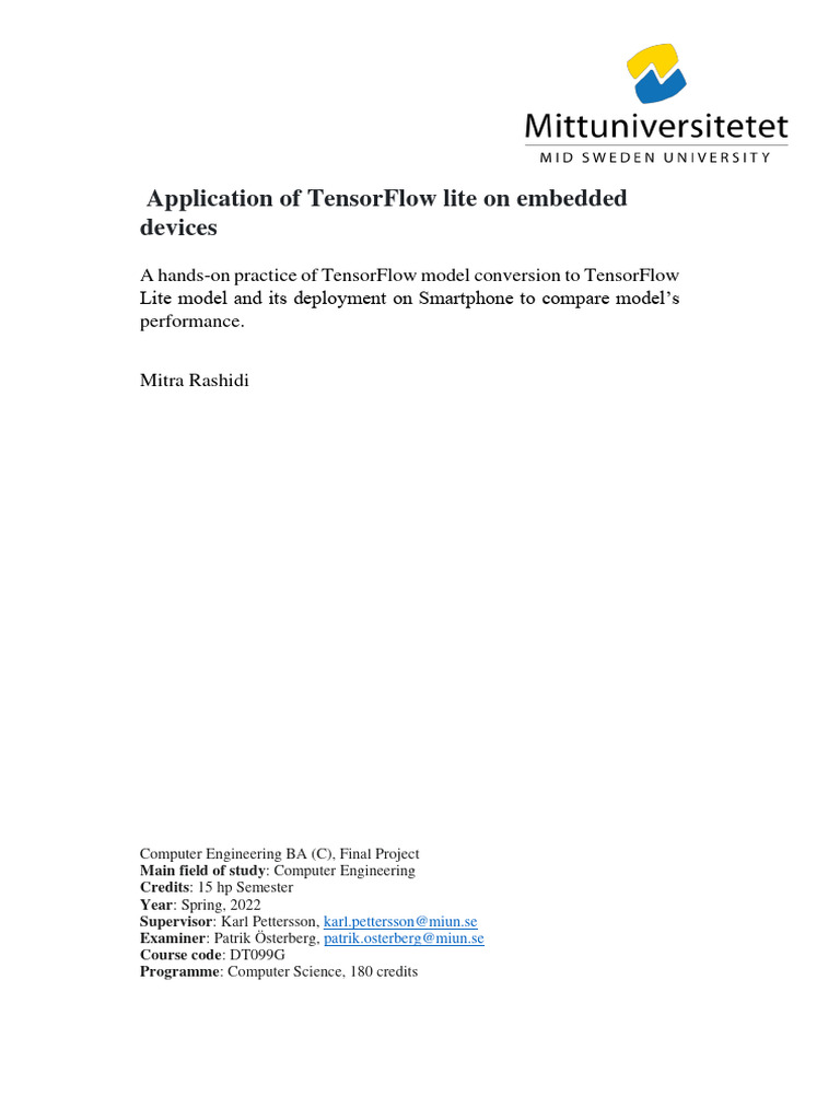 Fulltext01 7 | PDF | Machine Learning | Digital Signal Processor