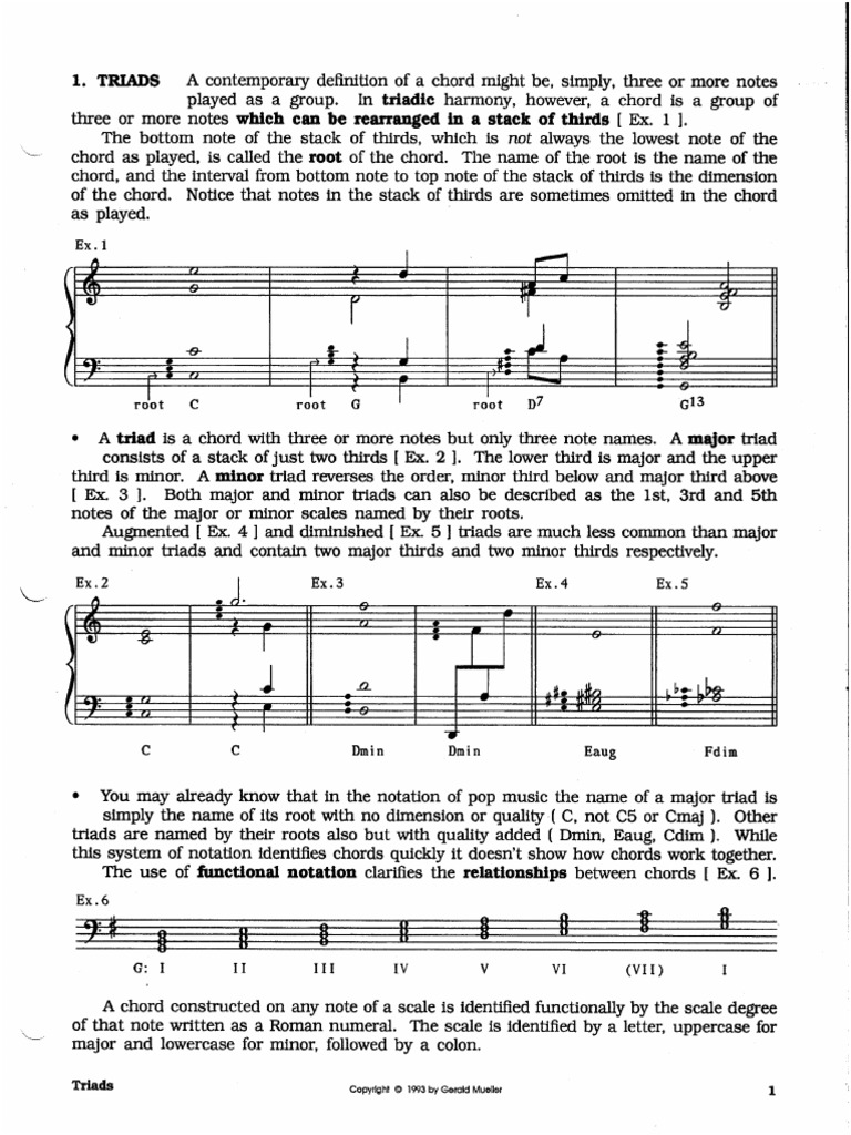 Diatonic Harmony Pdf