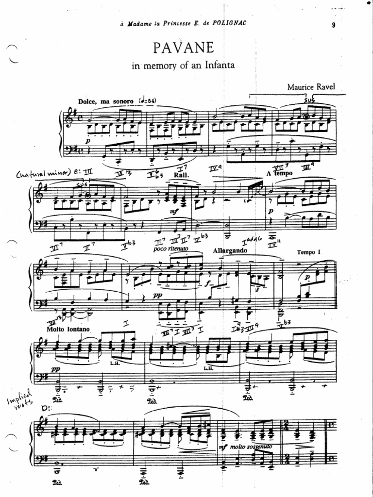 3B #14 Ravel Pavane | PDF
