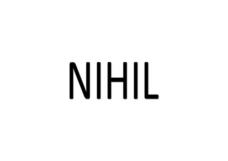 Nihil | PDF