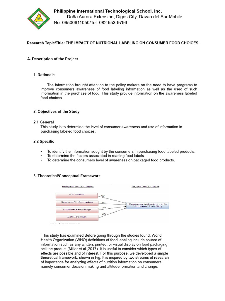 Sample Title Proposal Group 1 DEMETER | PDF | Information | Consumer Behaviour