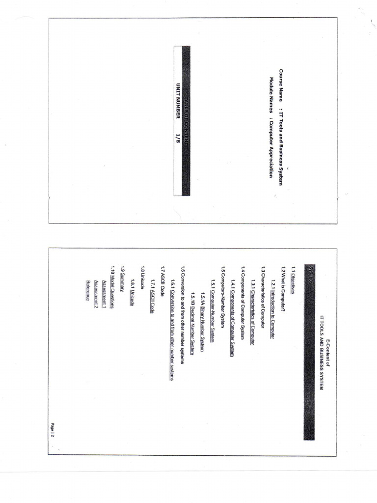 Comp 1 Notes Unit 1 Of 8 Pdf 3982