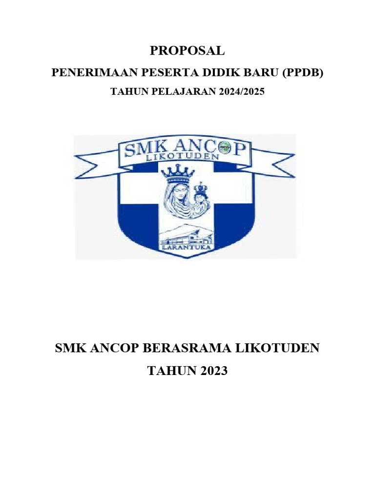 Proposal - PPDB 2024 | PDF