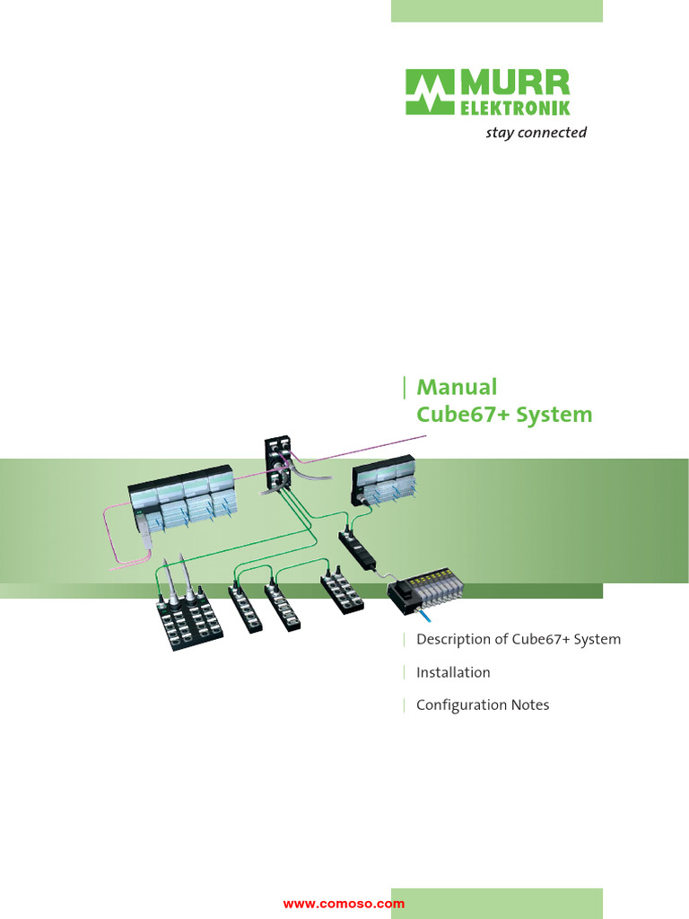 Murr Comoso Cube67 | PDF | Power Supply | Electrical Connector