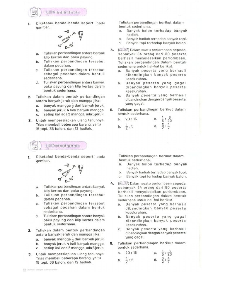 Lat Soal Perbandingan | PDF