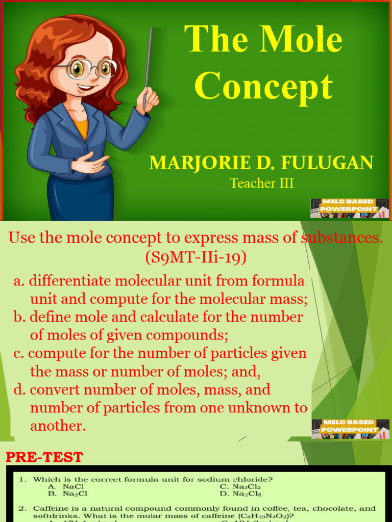 Mole | PDF | Mole (Unit) | Molecules
