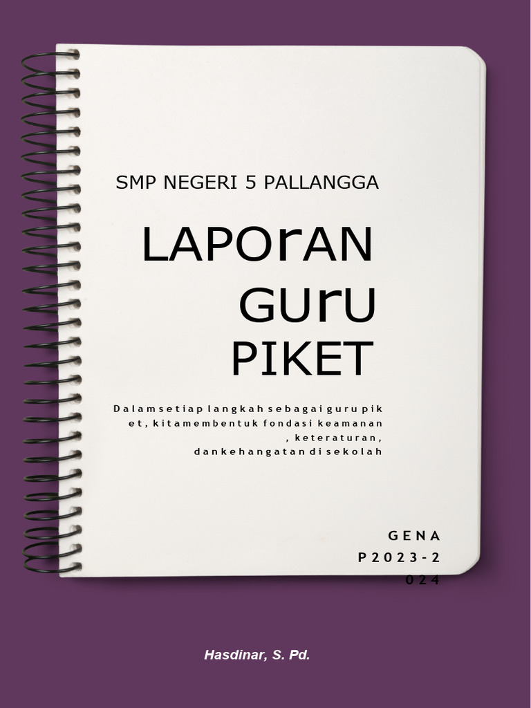 Laporan Guru Piket | PDF