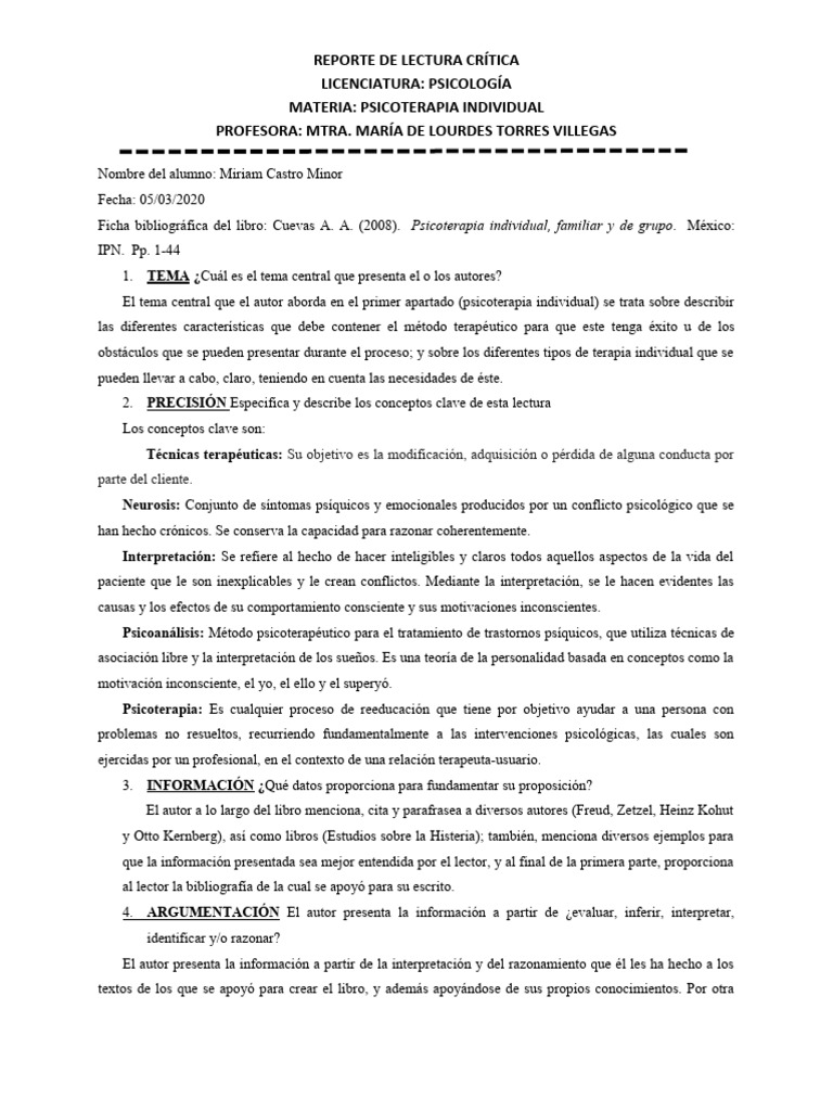 Reporte Libro 2 | PDF