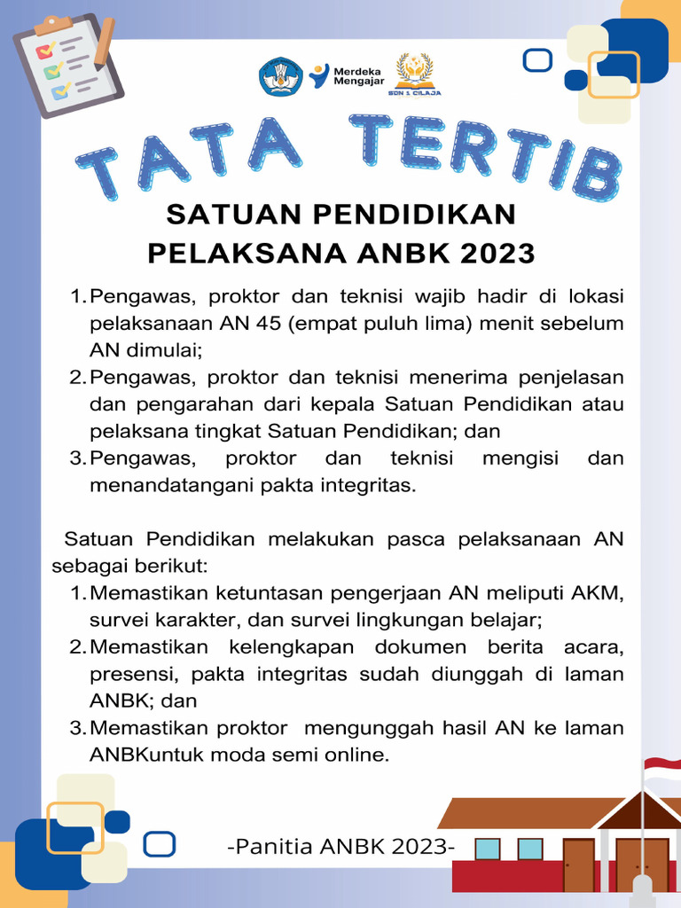 Tata Tertib Peserta Anbk | PDF