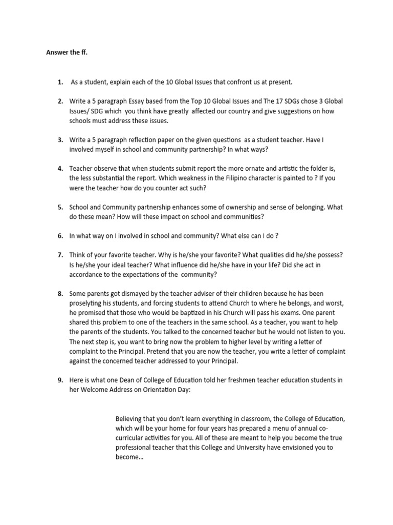 ANSWER | PDF | Human Communication