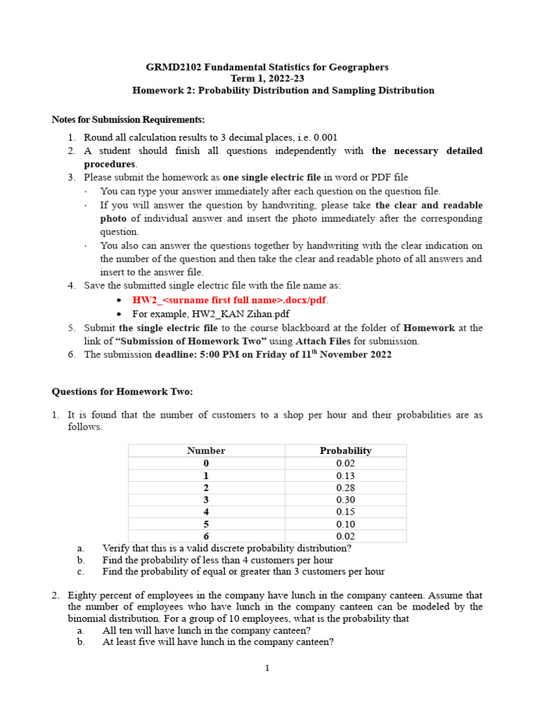 GRMD2102 - Homework 2 | PDF | Normal Distribution | Errors And Residuals