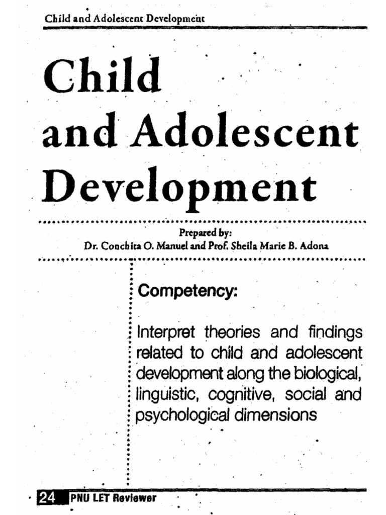 Child and Adolescent Development | PDF | Adolescence | Fetus
