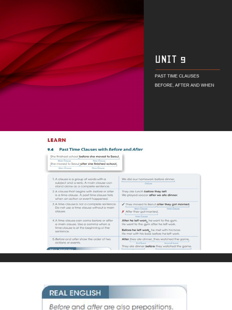 Units 9,10,11,12 Grammar | PDF