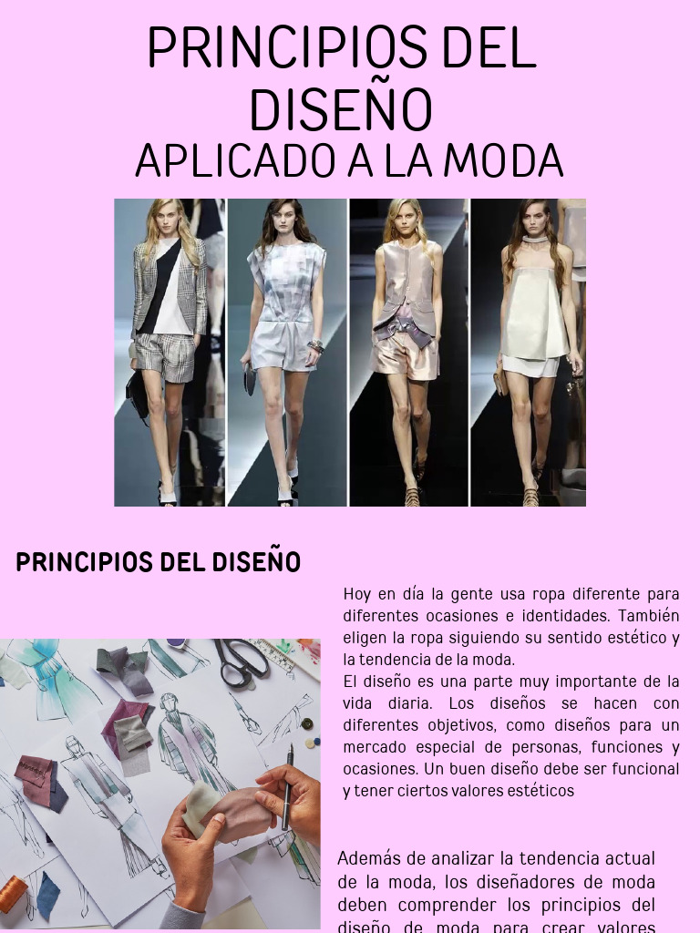 Principios del Diseño en Moda | PDF | Ritmo | Estética