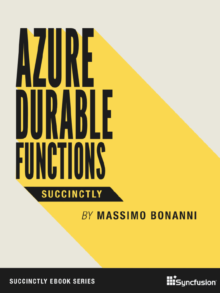 Azure Durable Functions Succinctly | PDF | Class (Computer Programming) | Method (Computer ...