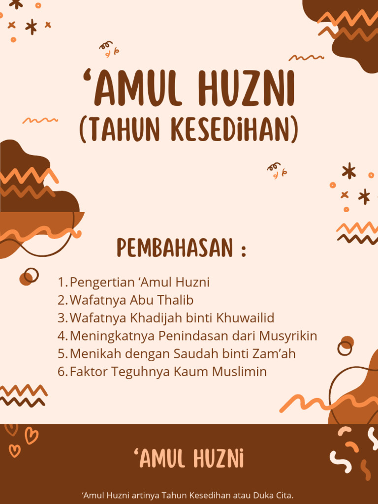 Amul HuznI (Tahun Kesedihan) | PDF