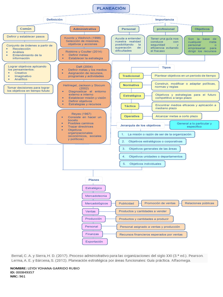 MAPA CONCEPTUAL Planeación | Descargar gratis PDF | Planificación | Business