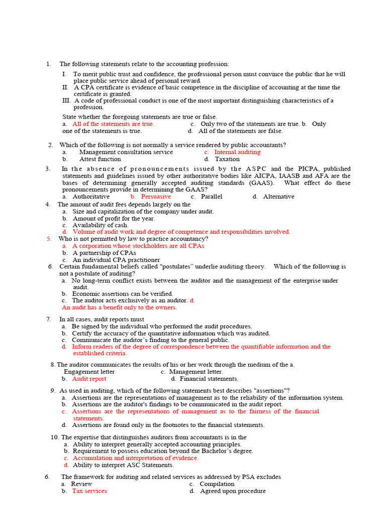AUDIT OVERVIEW & PROFESSIONAL STANDARDS | PDF | Audit | Financial Audit