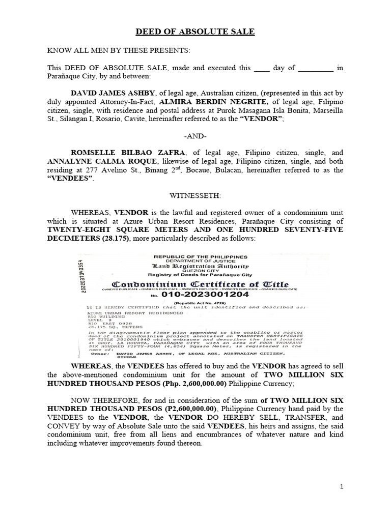 Doas Ashby | PDF | Common Law | Civil Law (Common Law)