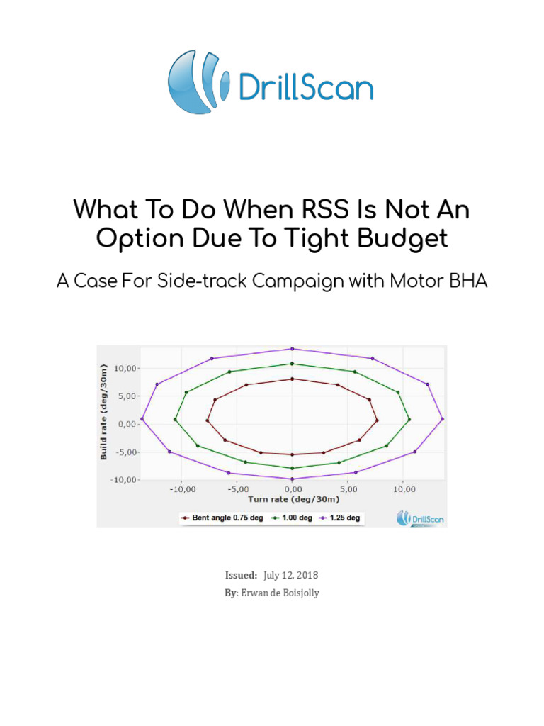 WhitePaper4 A Case For Sidetrack Campaign With Motor BHA | PDF