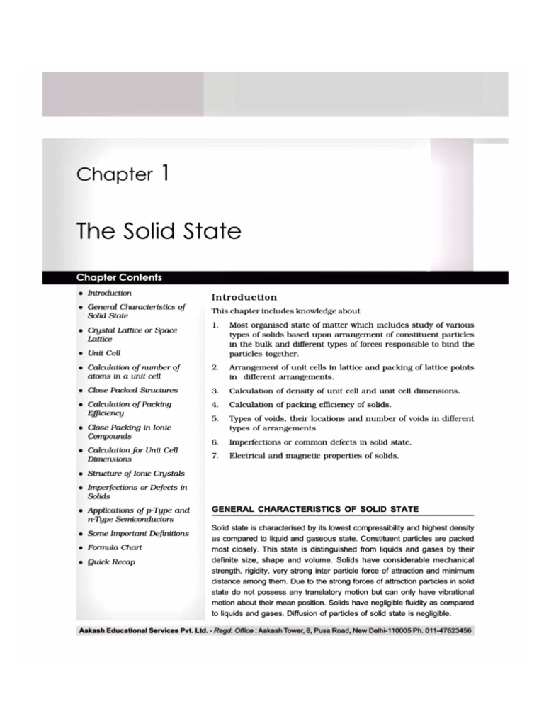 Aakash Chemistry Study Package 3 | PDF | Computers