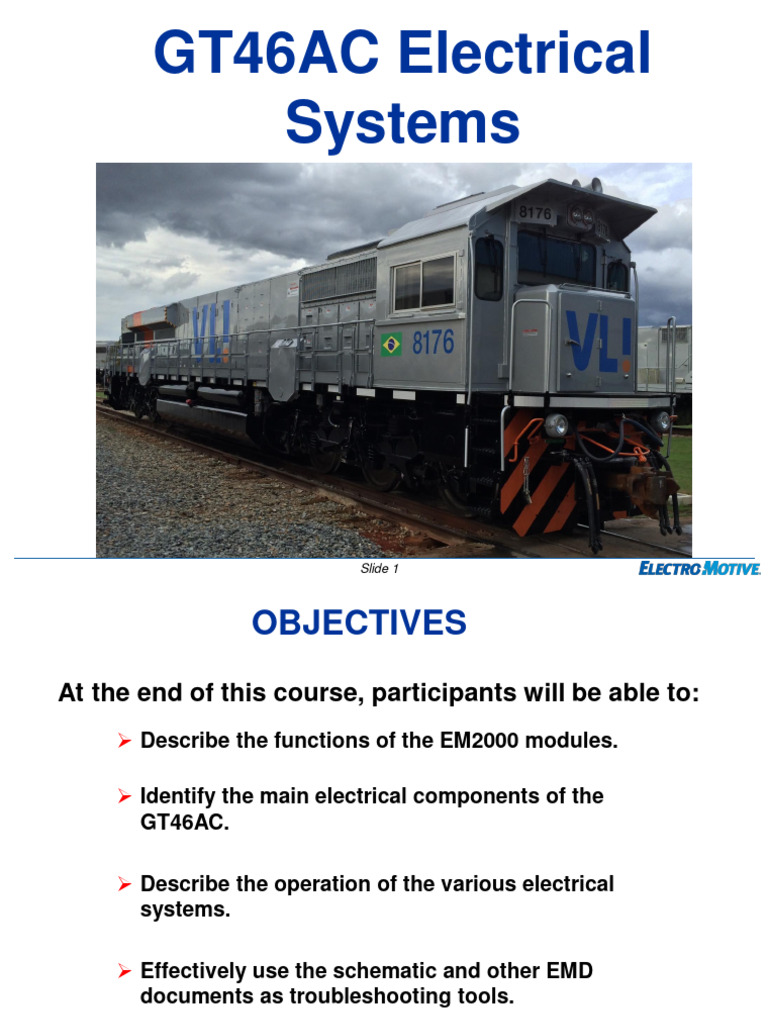 01 VLI GT46AC Intro & Product Familiarization | PDF | Locomotives ...