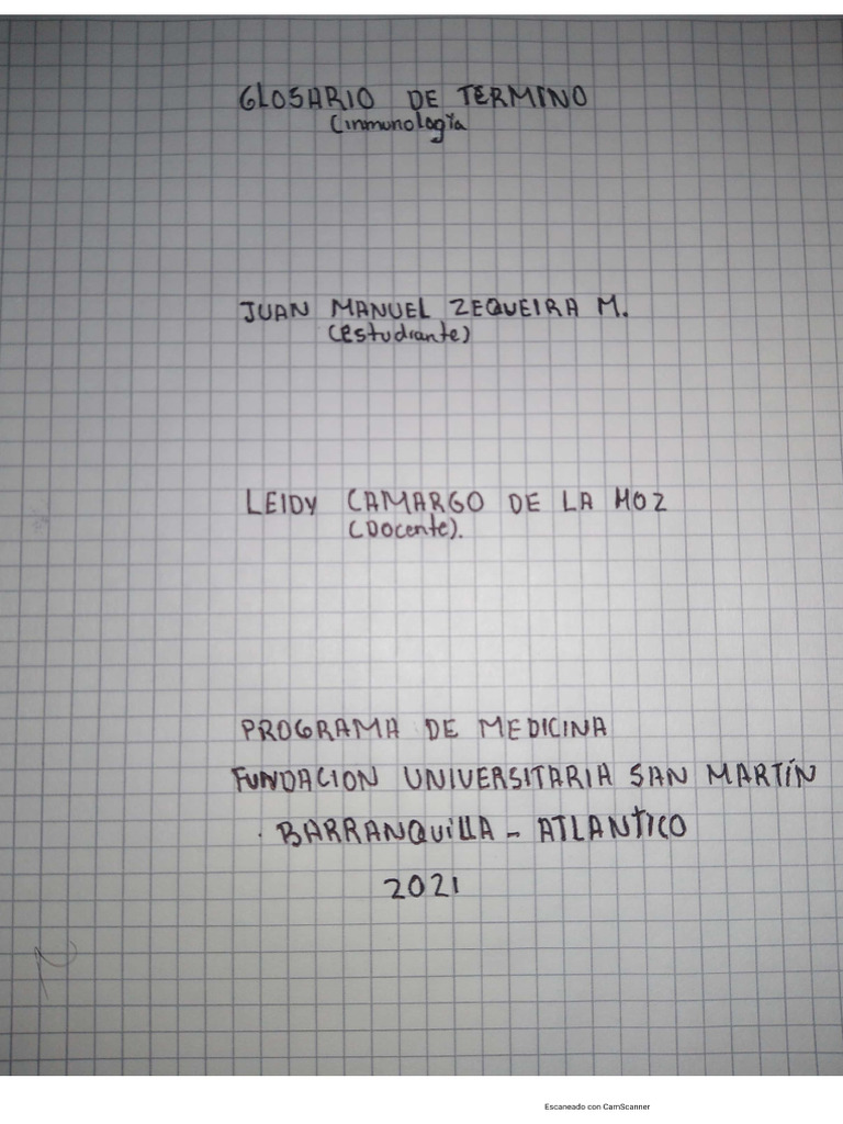 Glosario de Terminos. | PDF