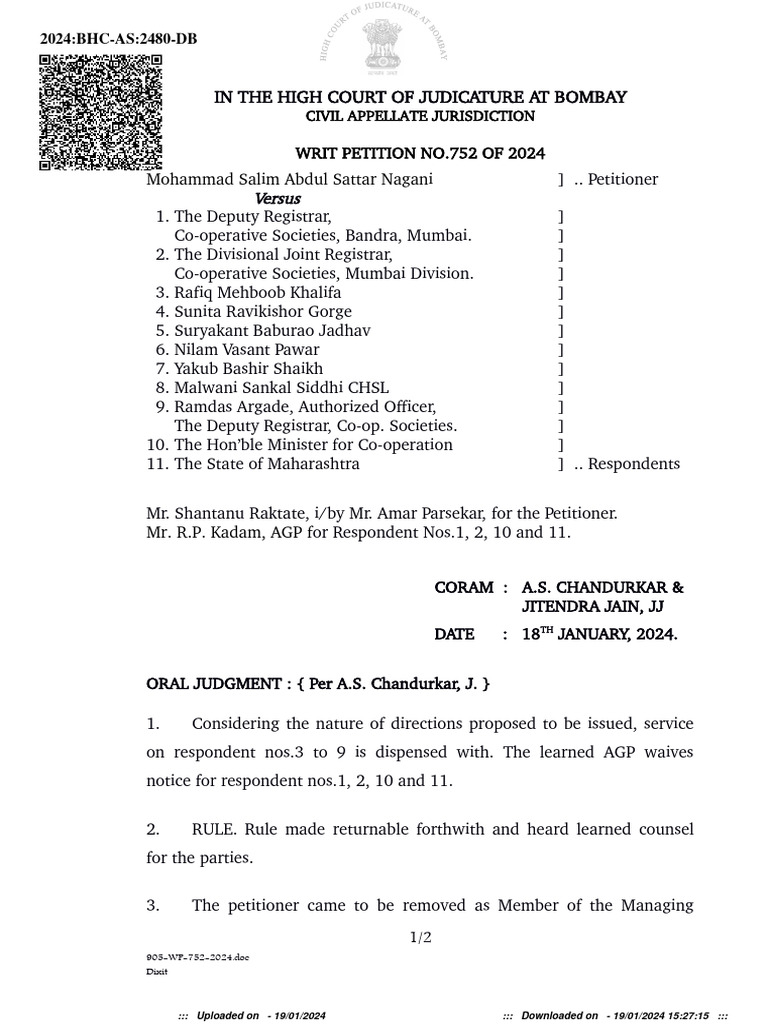 High Court Order | PDF | Government Institutions | Courts