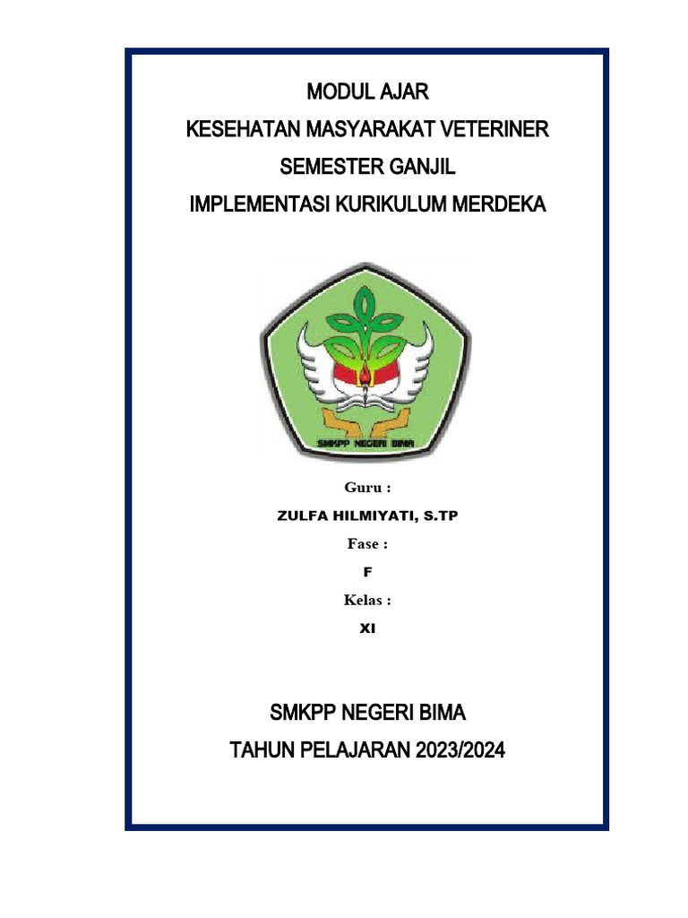 LK 4. Modul Ajar Zoonosis | PDF | Sains & Matematika