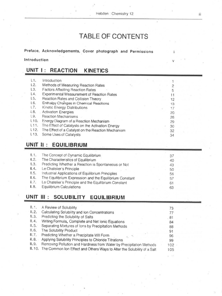 Hedben 12-Table of Content | PDF