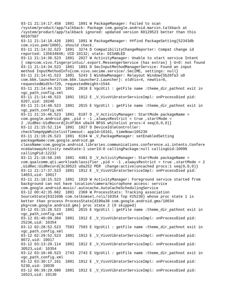 Log | PDF | Information Technology | System Software