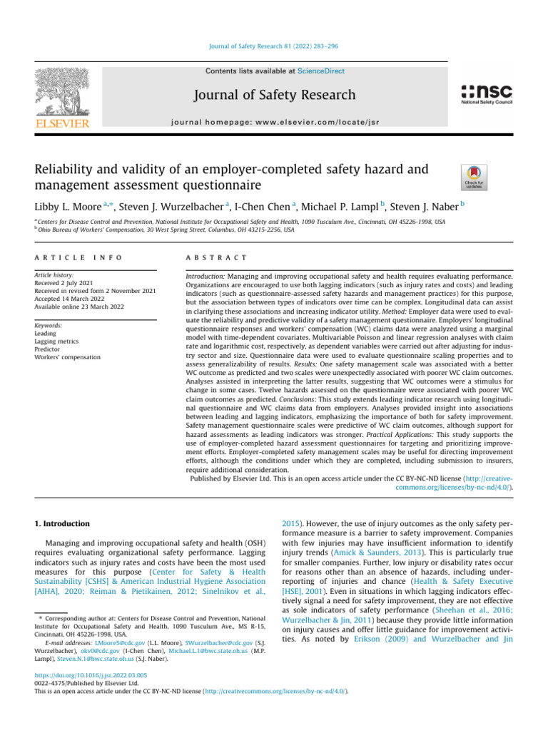 Safety Level | Download Free PDF | Dependent And Independent Variables ...
