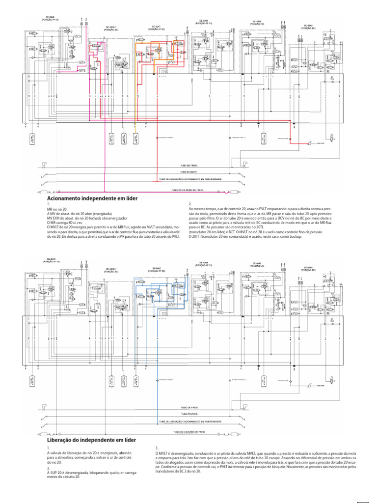 CCB2 Coloured Piping - PTBR. - Formato A3 | PDF | Pressão | Relé