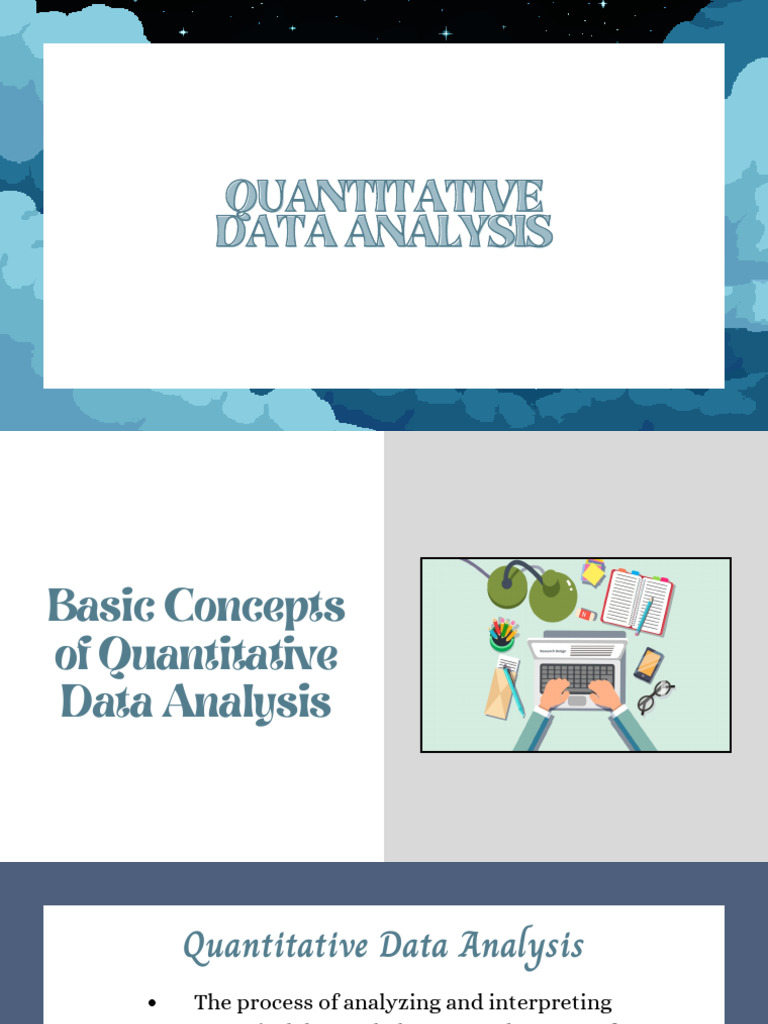 Quantitative Data Analysis | PDF | Data Analysis | Statistics