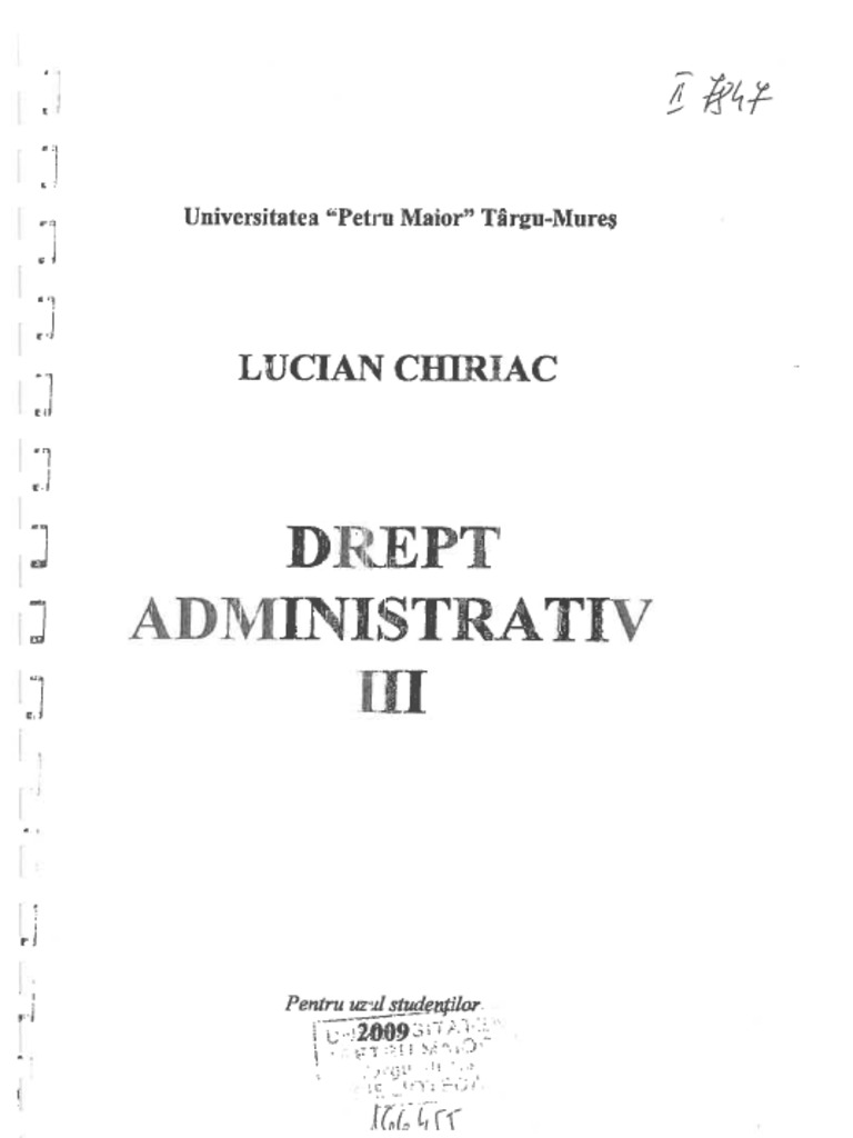 Drept Administrativ III | PDF