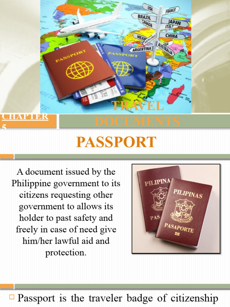Chapter 5 Travel Document | PDF | Passport | Travel Visa