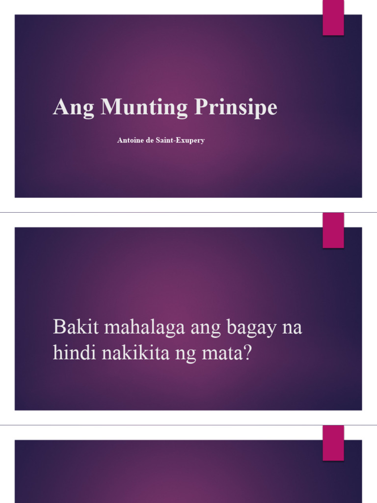 Ang Munting Prinsipe | PDF