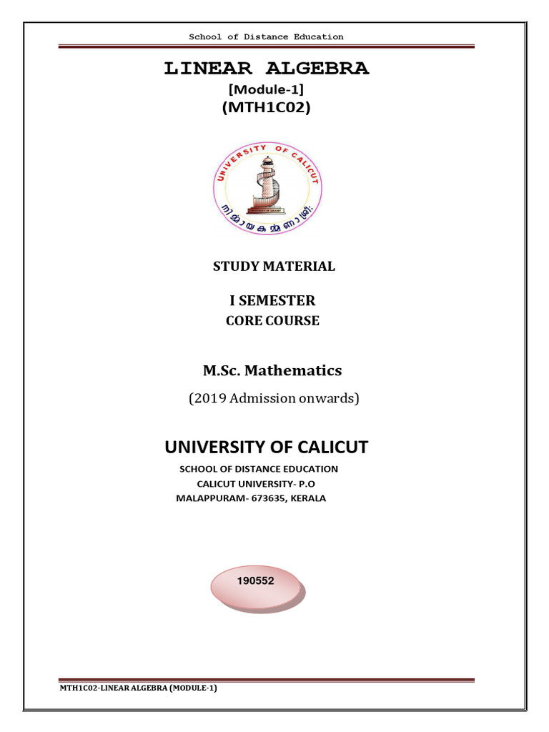Linear Algebra Original | PDF | Linear Subspace | Basis (Linear Algebra) Linear Algebra Original | PDF | Linear Subspace | Basis (Linear Algebra)