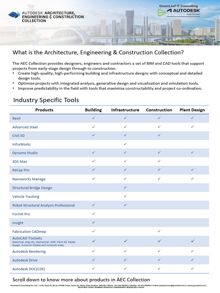 AEC IC Brochure 2023 | PDF | Autodesk Revit | 3 D Computer Graphics