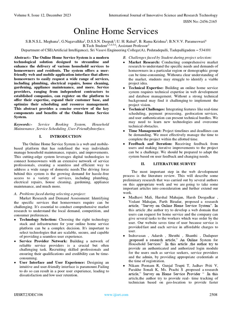 Online Home Services | PDF | World Wide Web | Internet & Web